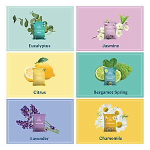 Body Restore Bath Bombs Aromatherapy 6 Pack - Christmas Gifts for Women, Stocking Stuffers, Birthday Gifts for Mom, White Elephant Gift, Travel Essentials - Bloom Shower Steamers