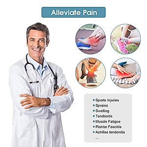 Ankle Brace, Breathable Neoprene Ankle Support Sleeve Adjustable Compression Ankle Brace Wrap Strap Ankle Protector for Sports Protect, Injury Recovery, Joint Pain, Achilles Tendon