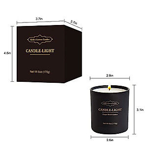 Scented Candles for Men,Misty Forest Strong Scented Candles for Men,Home Scented Candle,6 oz Fall Soy Candles,Christmas Birthday Gifts for Men with Matte Black Gift Box.