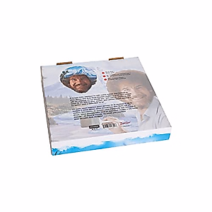 Calhoun Realistic Bob Ross Mountain by The Sea Lightweight Throw Blanket