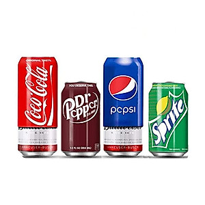 jsbeuith Silicone Bottle Insulator Slim Can Sleeves CoverSet of 4 Can Beverage Coolers for 12oz Energy Drink & Beer Cans (Flag)