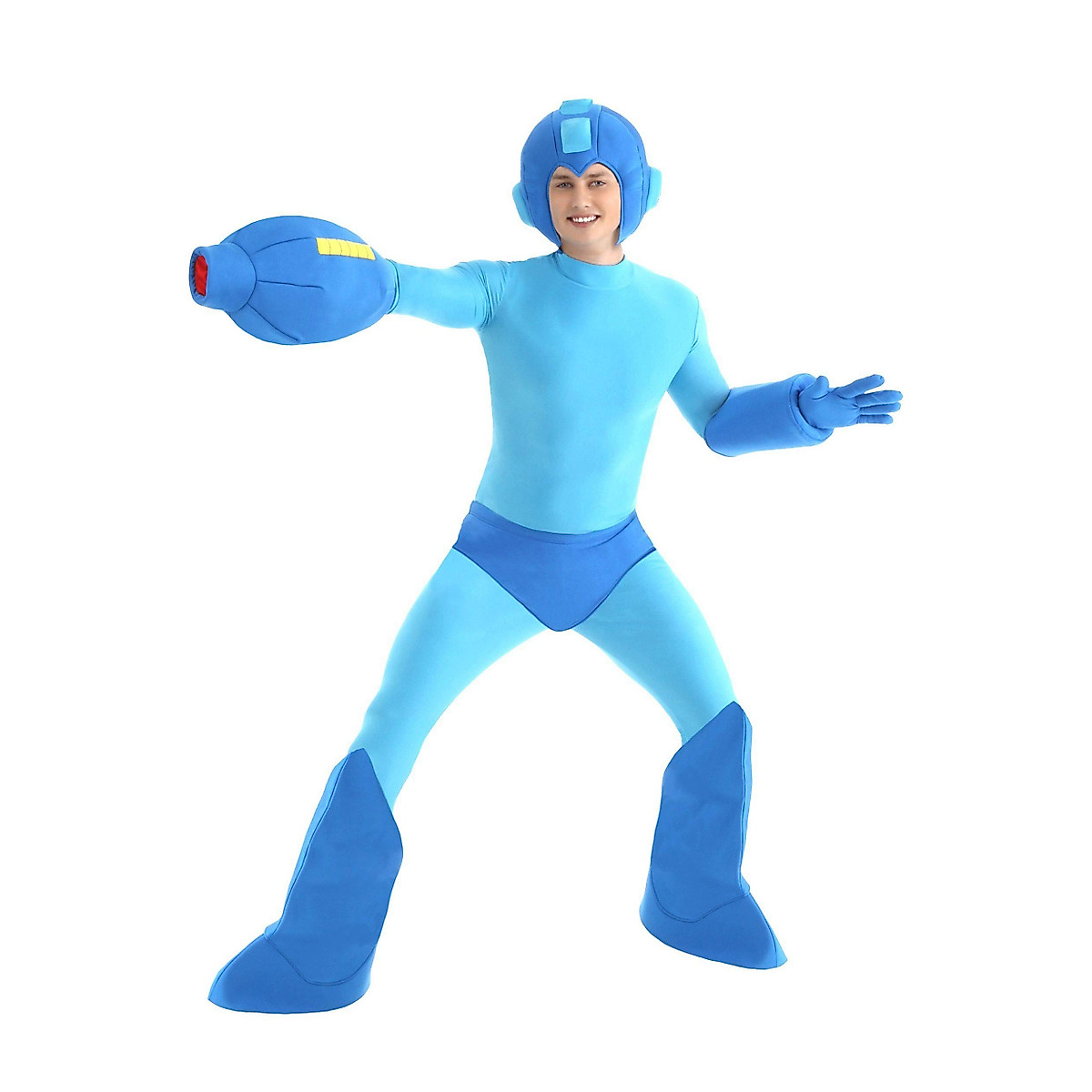 Fun Costumes Men's Capcom Blue Mega Man Costume, Classic Video Game Rockman Cosplay X-Large