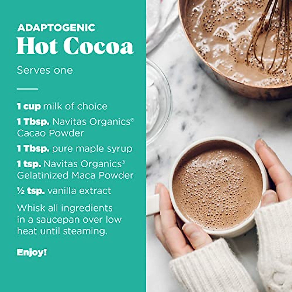 Navitas Organics Maca Gelatinized Powder, 16 oz. Bag, 90 Servings — Organic, Non-GMO, Glluten-Free (Pack of 1)