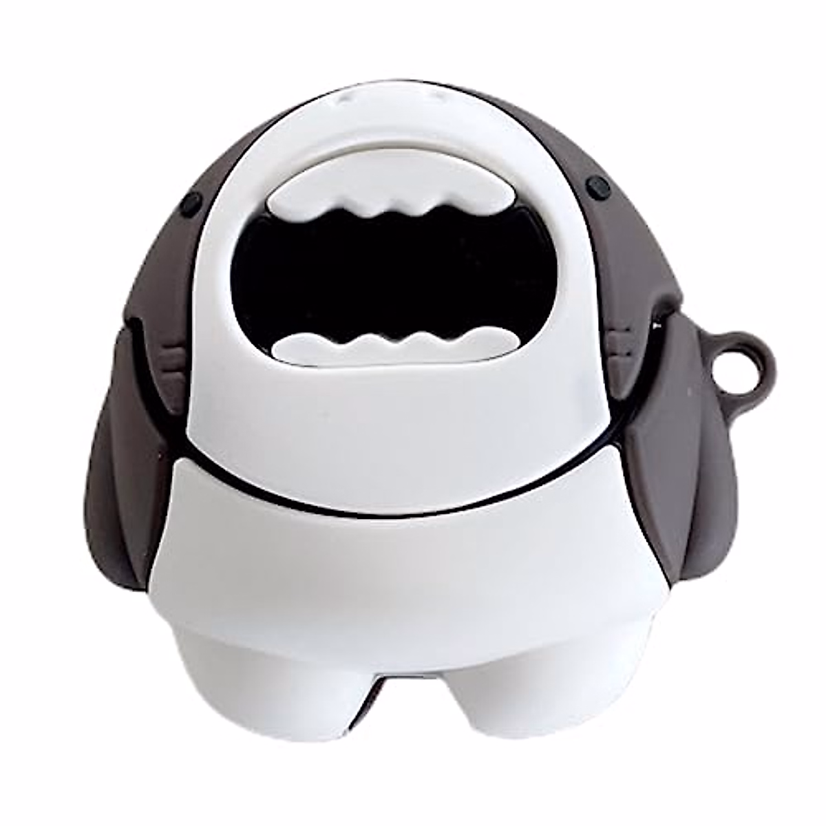 Earphone Case for Oppo ENCO Air3,Cute Cartoon Silicone Wireless Bluetooth Headphone Protector Cover for Oppo enco air 3 with Keychain (Shark)