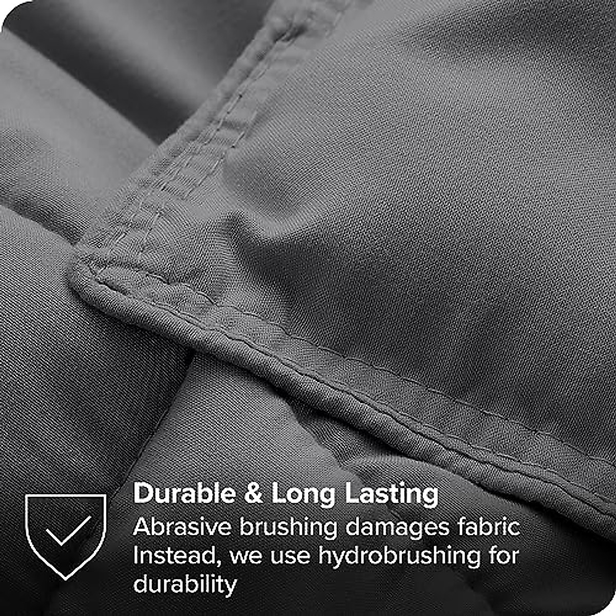 Bare Home Comforter Set - Twin Extra Long Size - Ultra-Soft - Goose Down Alternative - Premium 1800 Series - All Season Warmth (Twin/Twin XL, Grey)