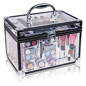 SHANY Carry All Trunk Makeup Set (Eye shadow palette/Blushes/Powder/Nail Polish and more)