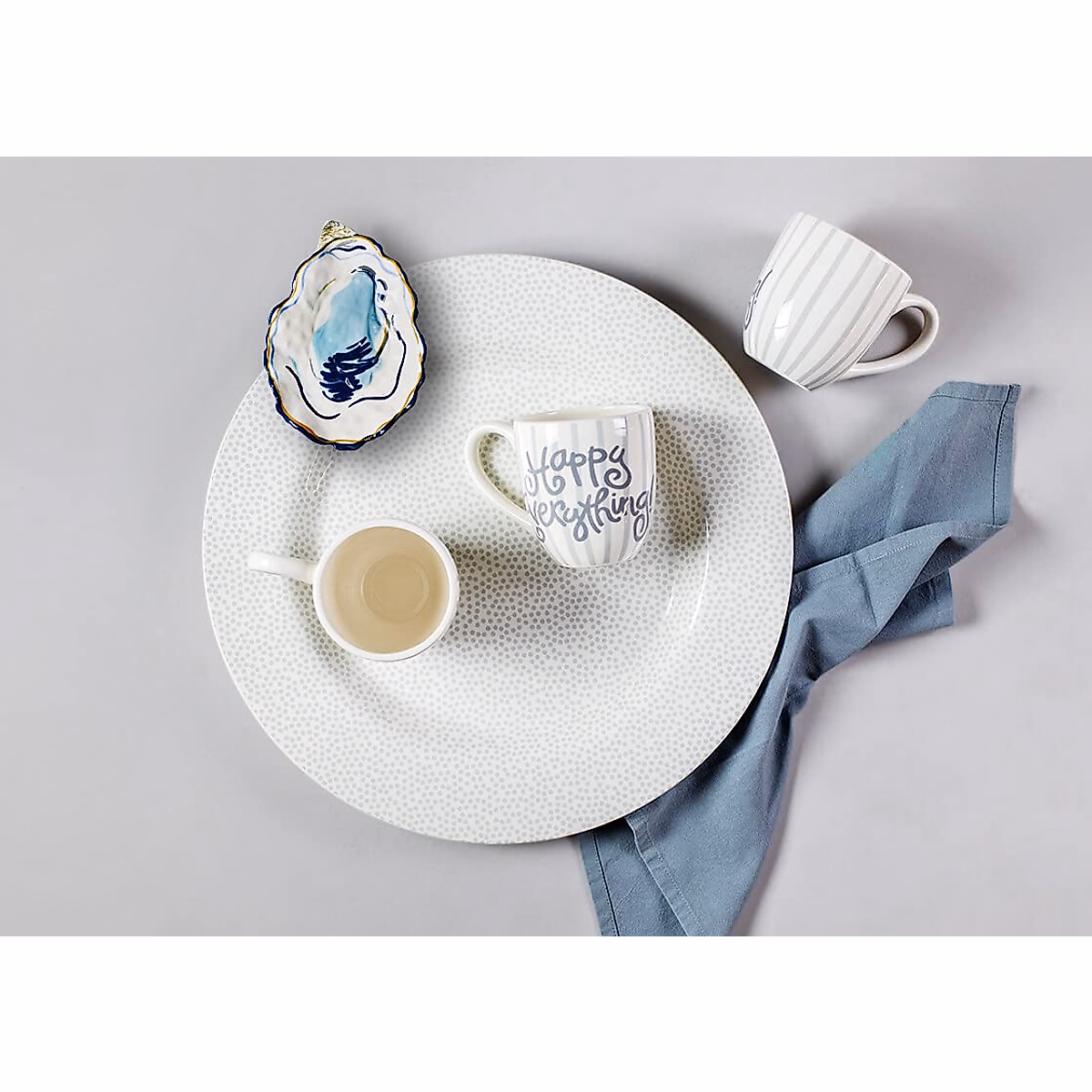 HAPPY EVERYTHING! Stone Small Dot Big Entertaining Platter