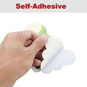 Bluecell 15-Pairs Cartoon Animals Guide Self-Adhesive Footprints Stickers Floor Decals for Room Party Nursery Floor Stairs Decor (Frog (Green))