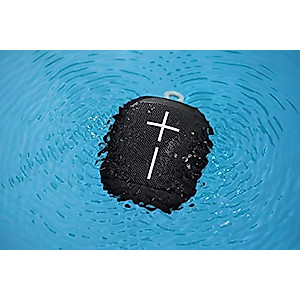 Logitech UE WONDERBOOM Portable Waterproof Bluetooth Speaker - Wireless Boom Box - Bulk Packaging - Phantom Black