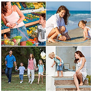 Anti Lost Wrist Link (8.2ft), Socub Breathable Toddler Leash Wrist for Child Safety, Wrist Link for Kids with Key Lock, Pink