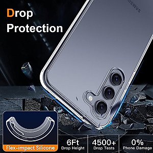 bokoo Crystal Clear Samsung Galaxy S23 Case.Soft Slim Fit Transparent Plastic TPU Protective Silicone Cover Phone Cases for Samsung Galaxy S23 [Slim Thin & Comfort Grip] [Shockproof]