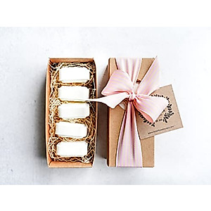 THE LITTLE FLOWER SOAP CO. EST. 2010 Valentine’s Day Shower Steamer Set of 5 - Natural Handmade Energy Restoring Shower Steamers with Eucalyptus Mint Essential Oil