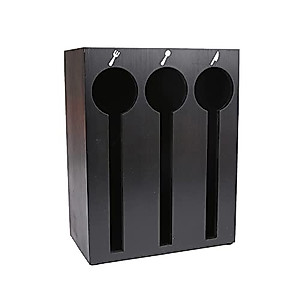 UCUDI Plastic Utensil Dispenser Cutlery Organizer Plastic Silverware Holder Caddy for Restaurant, Party, Picnics, Office