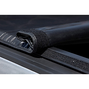 LEER ROLLITUP | Fits 2019-2023 Ford Ranger with 5’ Bed Length | Soft Roll Up Truck Bed Tonneau Cover | 4R303 | Low-Profile, Sturdy, Easy 15-Minute Install (Black)