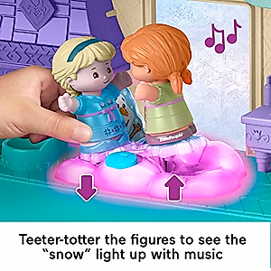 Disney Frozen Toddler Toy Little People Arendelle Castle Playset With Lights & Sounds Plus Anna & Elsa Figures For Ages 18+ Months
