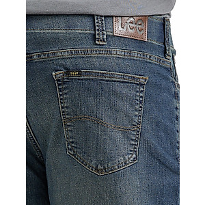 Lee Men's Big & Tall Extreme Motion Relaxed Straight Jean Maverick 46W x 32L