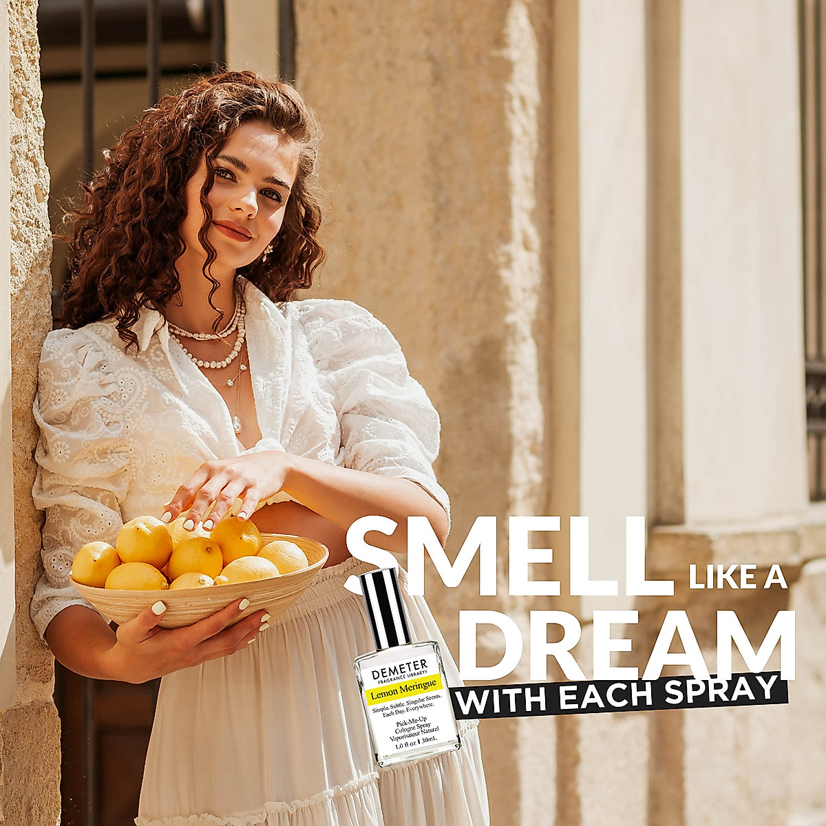 DEMETER Cologne Spray, Lemon Meringue, 1 oz.