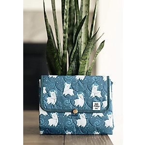 Baby & Toddler Travel-Friendly Padded Change Pad with 100% Organic Cotton Lined Interior, an O.W.L Product