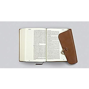 ESV Single Column Journaling Bible, Large Print (Brown, Flap with Strap)