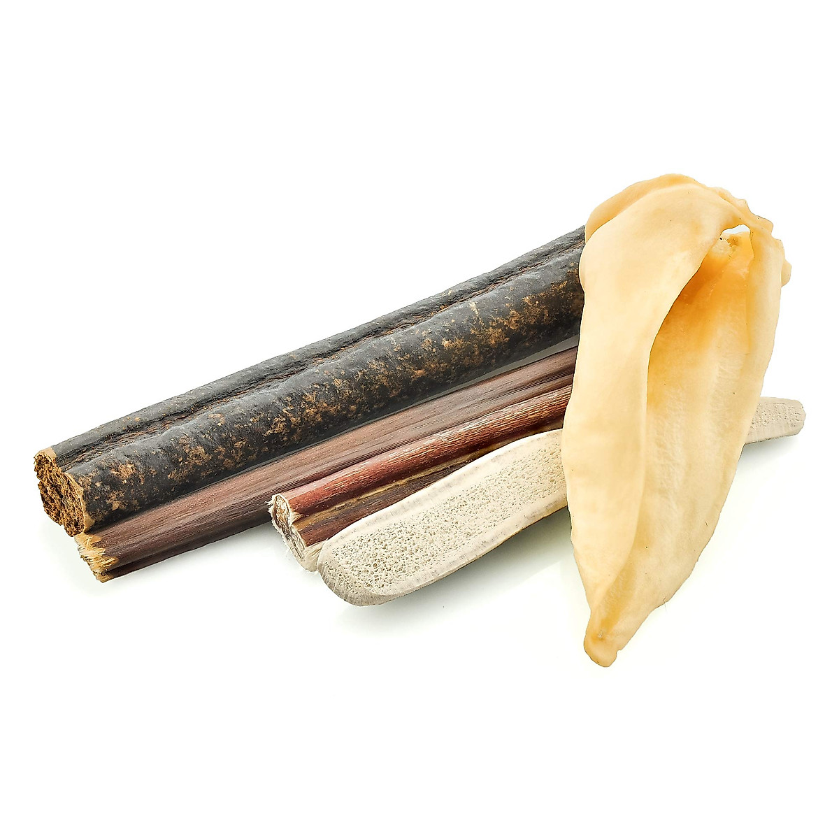 Barkworthies Healthy Dog Treats & Chews Puppy Dog Variety Pack (5 Chews) - Protein-Rich, All-Natural, Easily Digestible, Rawhide Alternative - Promotes Dental Health - Great Gift for All Dogs