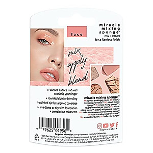 Real Techniques New 2-in-1 Miracle Mixing Sponge for Foundation and Complexion Enhancers, 24 g