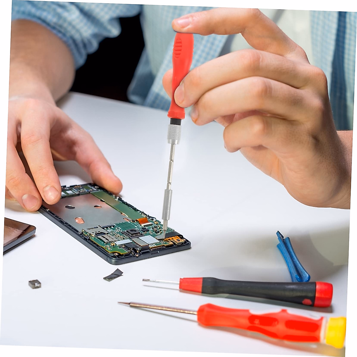 Generic Eyeglass Repair Kit 32-in-1 Phone Watch Repair Tool Set Precision Screwdriver Set Screwdriver Bit Tool for Phone Disassembly