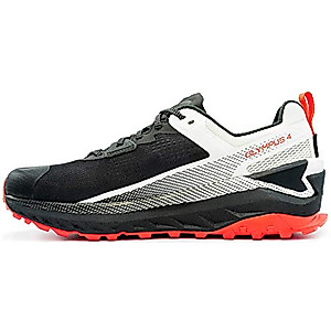 ALTRA Men's AL0A4VQM Olympus 4 Trail Running Shoe, Black/White - 8.5 M US
