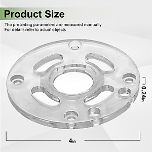 DNP613 Router Sub Base for DE-WALT 20V Compact Routers, Replace DNP613, Fits Model DCW600B, DWP611, DWP611PK More, Round