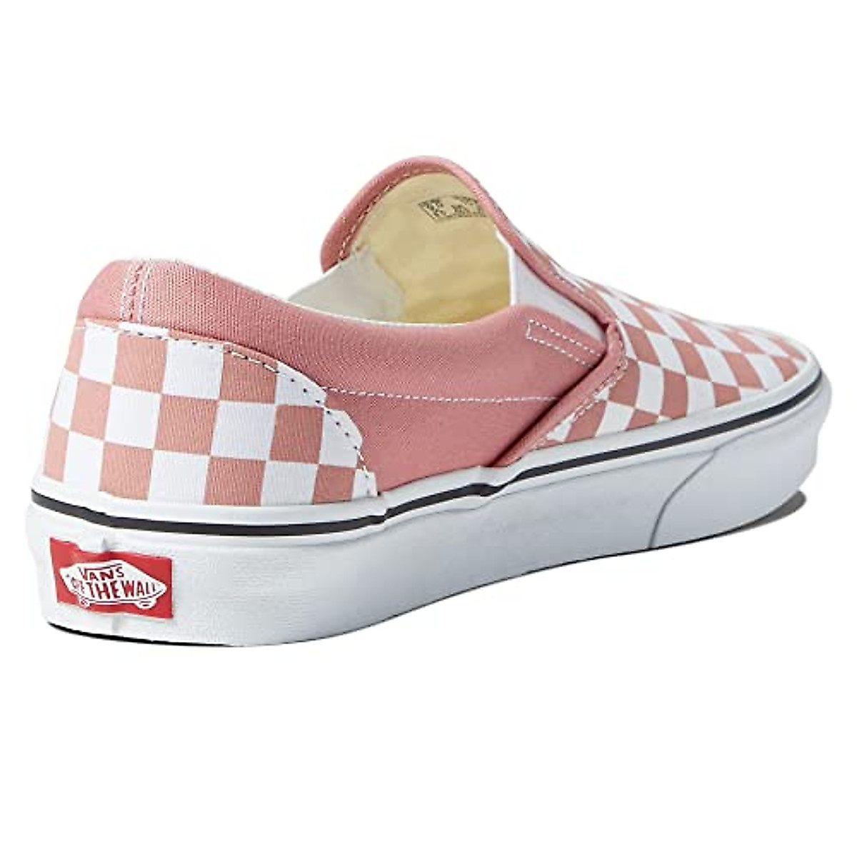 Vans Classic Slip-On™ (Checkerboard) Rosette/True White Men's 5.5, Women's 7 Medium