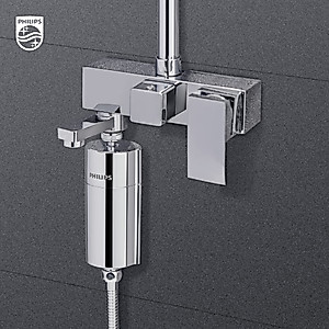 Philips Shower Filter cartridge, NSF certified KDF Material Double Mesh Filtration, Reducing Chlorine/Impurities/Rust Sediments (shower filter cartridge)