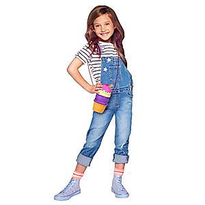 Polly Pocket 2-in-1 Travel Toy Playset, Spin 'N Surprise Ice Cream Cone with Micro Polly & Lila Dolls & 25 Accessories