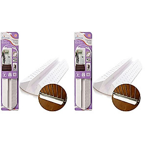 Dreambaby Watch-The-Step Baby Gate Ramp - Compatible with Most Pressured Mounted Gates - White - Model L837 (Pack of 2)