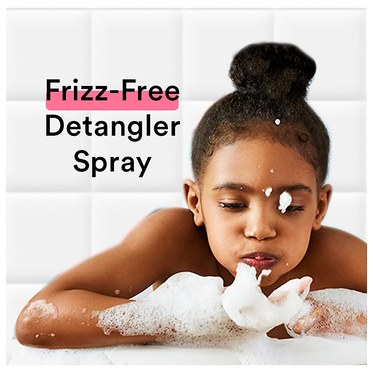 Suave Kids Detangler Spray For Tear-Free Styling, Berry Awesome Dermatologist-Tested Hair Detangler Formula 10 oz, Pack of 6