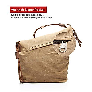 Tom Clovers Crossbody Bags for Women Canvas Crossbody Messenger Tote Weekender Fashion Bag