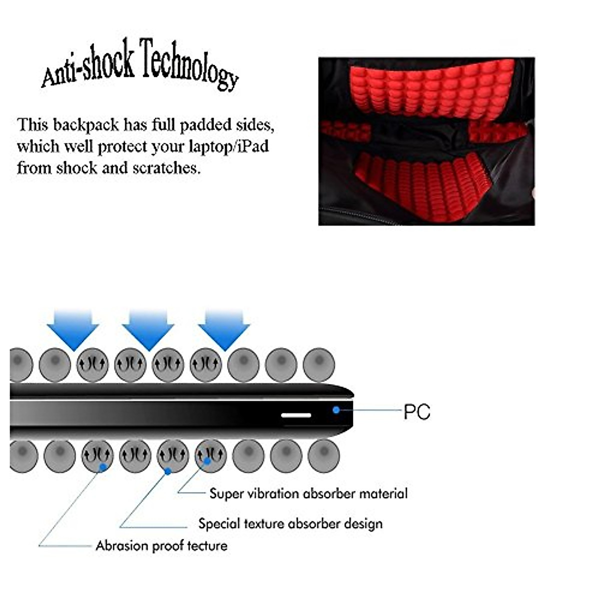 FreeBiz 55L 21 Inch High Laptop Backpack fits under 19 Inch Gaming Computer Notebook Macbook for Men (18.4 inch)