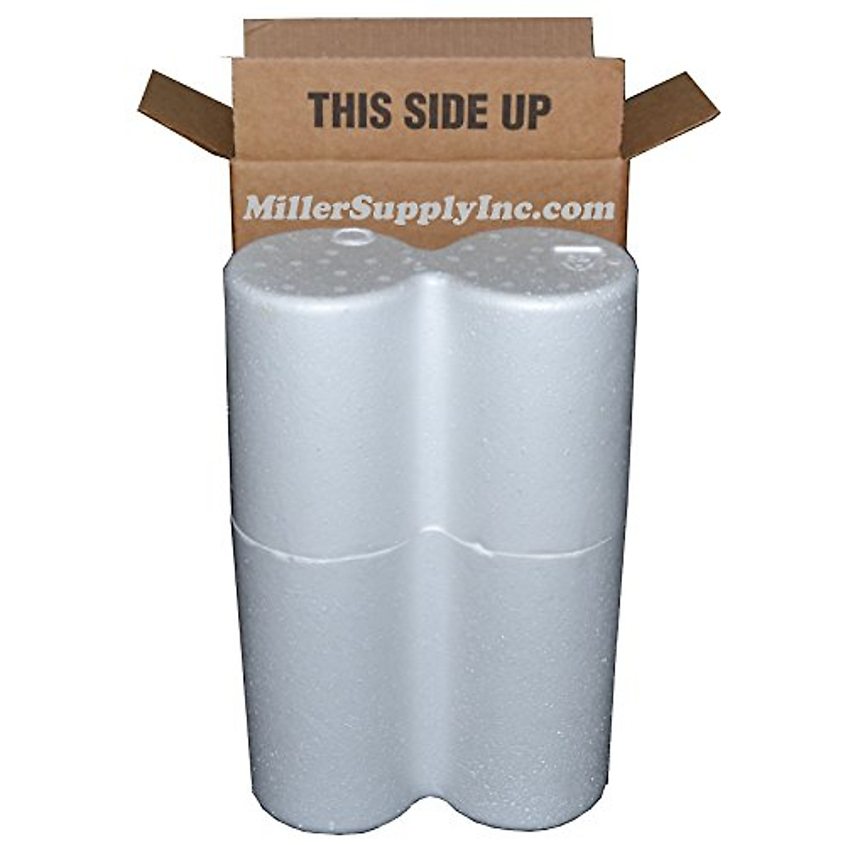 2 Bottle Styrofoam Wine Shipping Cooler - COOL-02