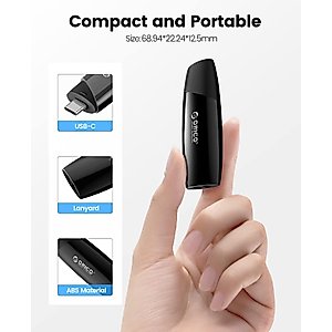 ORICO 405 MB/s Flash Drive 256GB, Memory Stick USB3.2 Reading Thumb Drive with Keychain USB Flash Drive Metal USB Drive Data Storage Compatible with Computer/Laptop（UFSD）