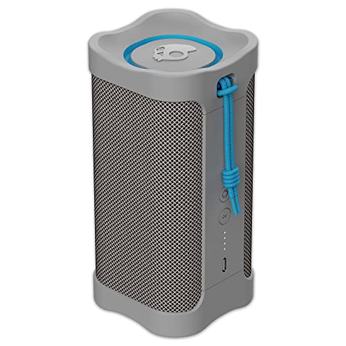 Skullcandy Terrain Wireless Bluetooth Speaker - IPX7 Waterproof Portable Speaker with Dual Custom Passive Radiators, 14 Hour Battery, Nylon Wrist Wrap, & True Wireless Stereo