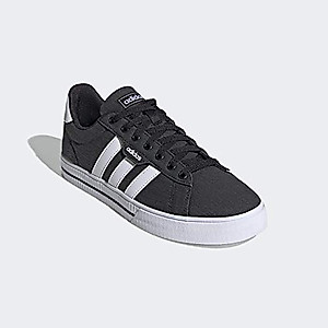 adidas Men's Daily 3.0 Skate Shoe, Core Black/Cloud White/Core Black, 8