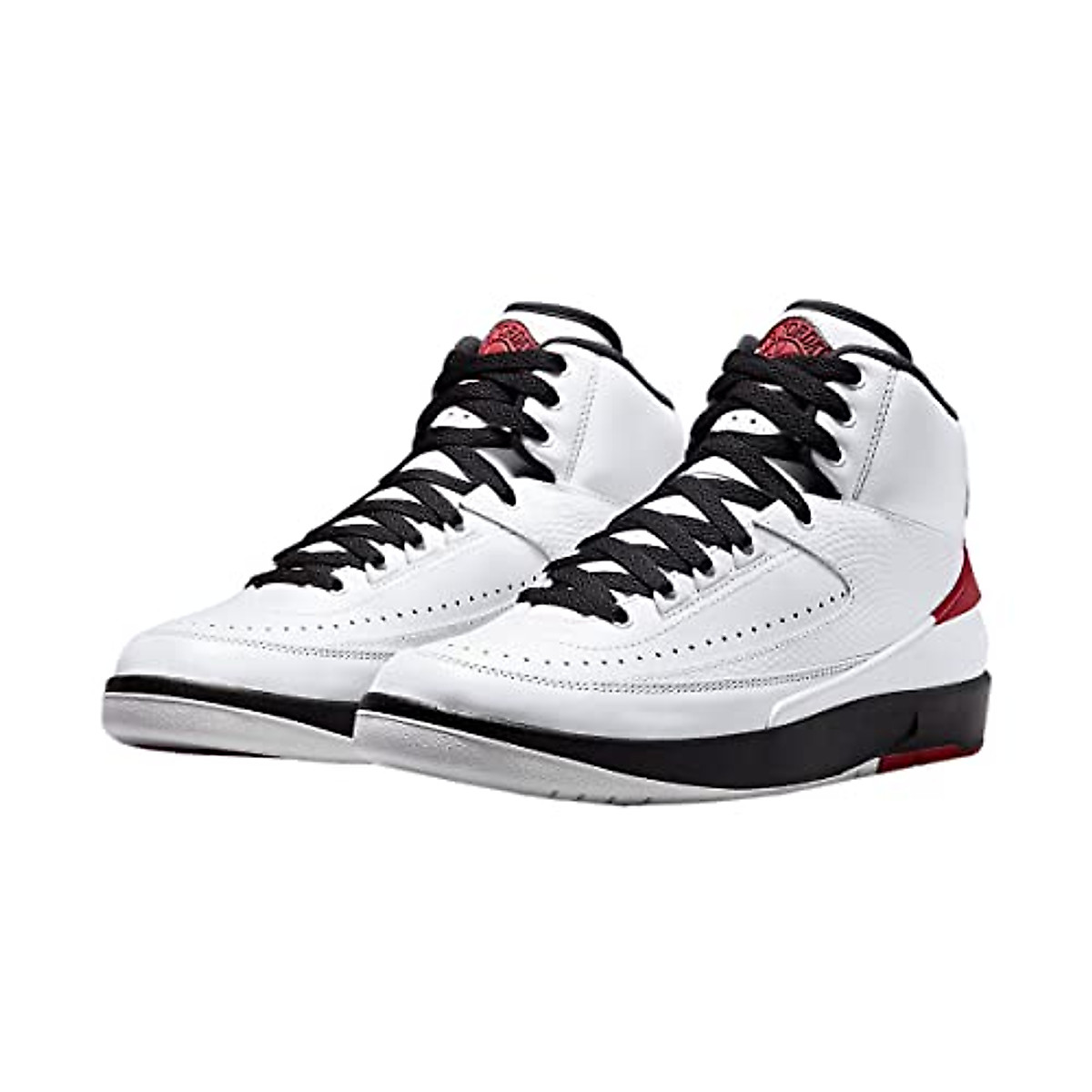 Jordan Mens Air 2 Retro OG DX2454 106 Chicago 2022 - Size 9 White/Varsity Red/Black