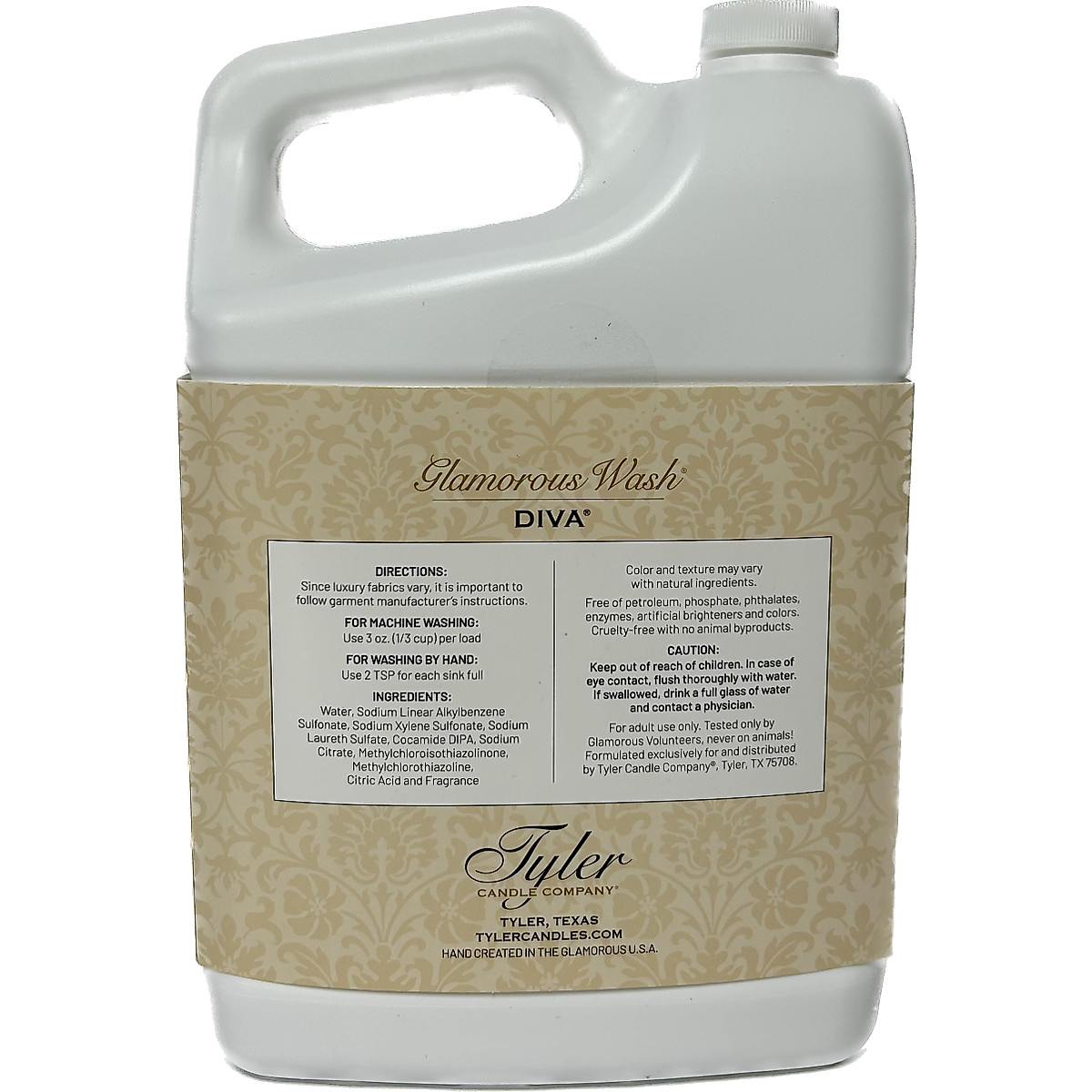 TYLER Gallon Glam Wash Laundry Detergent, Diva 128 Fl Oz (Pack of 1)