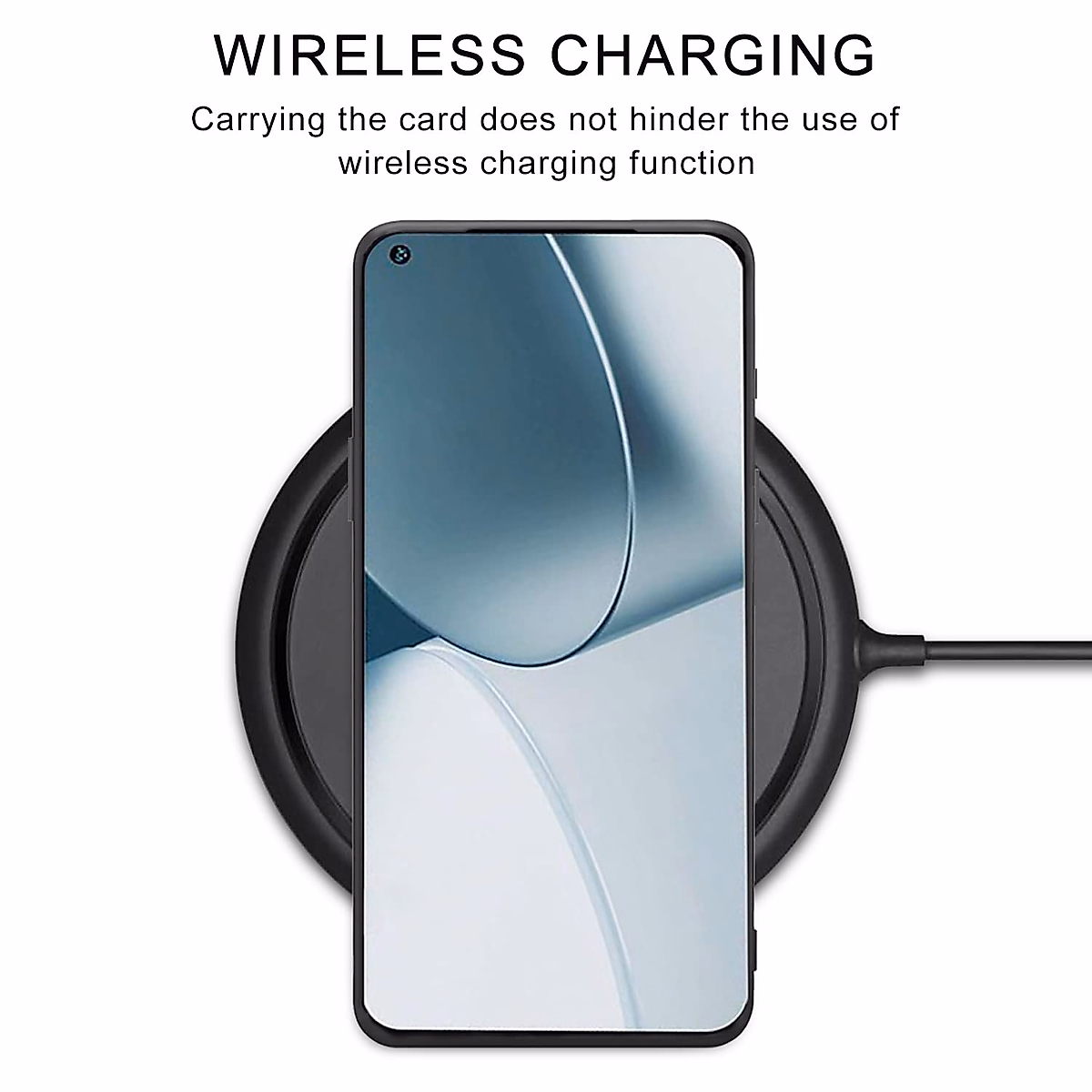 HAII Card Holder Case for OnePlus 10 Pro 5G, Premium PU Leather Wallet Case with Card Slots Shockproof Protective Case for OnePlus 10 Pro 5G 2022 (Gray)