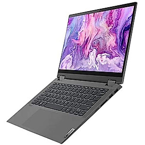 Lenovo Flex 5 2-in-1 Laptop 14" FHD IPS Touchscreen Display AMD 8-Core Ryzen 7 4700U (Beats i7-10510U) 8GB DDR4 512GB SSD Fingerprint Backlit Keyboard USB-C HDMI Win10Pro Grey + HDMI Cable