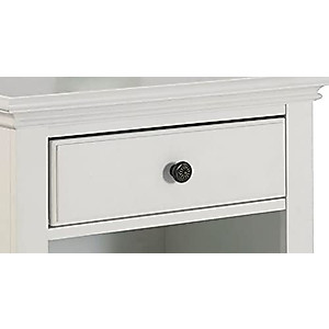 Bermuda White Night Stand by Home Styles