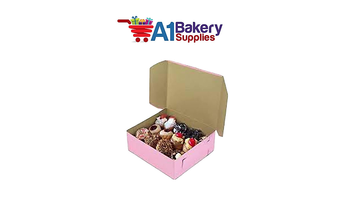 A1 Bakery Cake Boxes 10 Pack - Durable & Made in USA | Perfect For Events