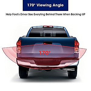 LEADSIGN Tailgate Replace Rear View Camera Tailgate Handle Backup Camera for Toyota Tundra(2007 2008 2009 2010 2011 2012 2013)