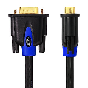 SHD VGA Cable, VGA to VGA HD15 Monitor Cable for PC Laptop TV Projector-15Feet