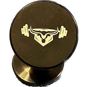 No Bull Lifting Magnetic Phone Mount and Holder for Cars and Metal Surfaces - Gym Phone Holder - Mount and Holder for Recording and Videos - Two Way Magnet Phone Mount and Holder