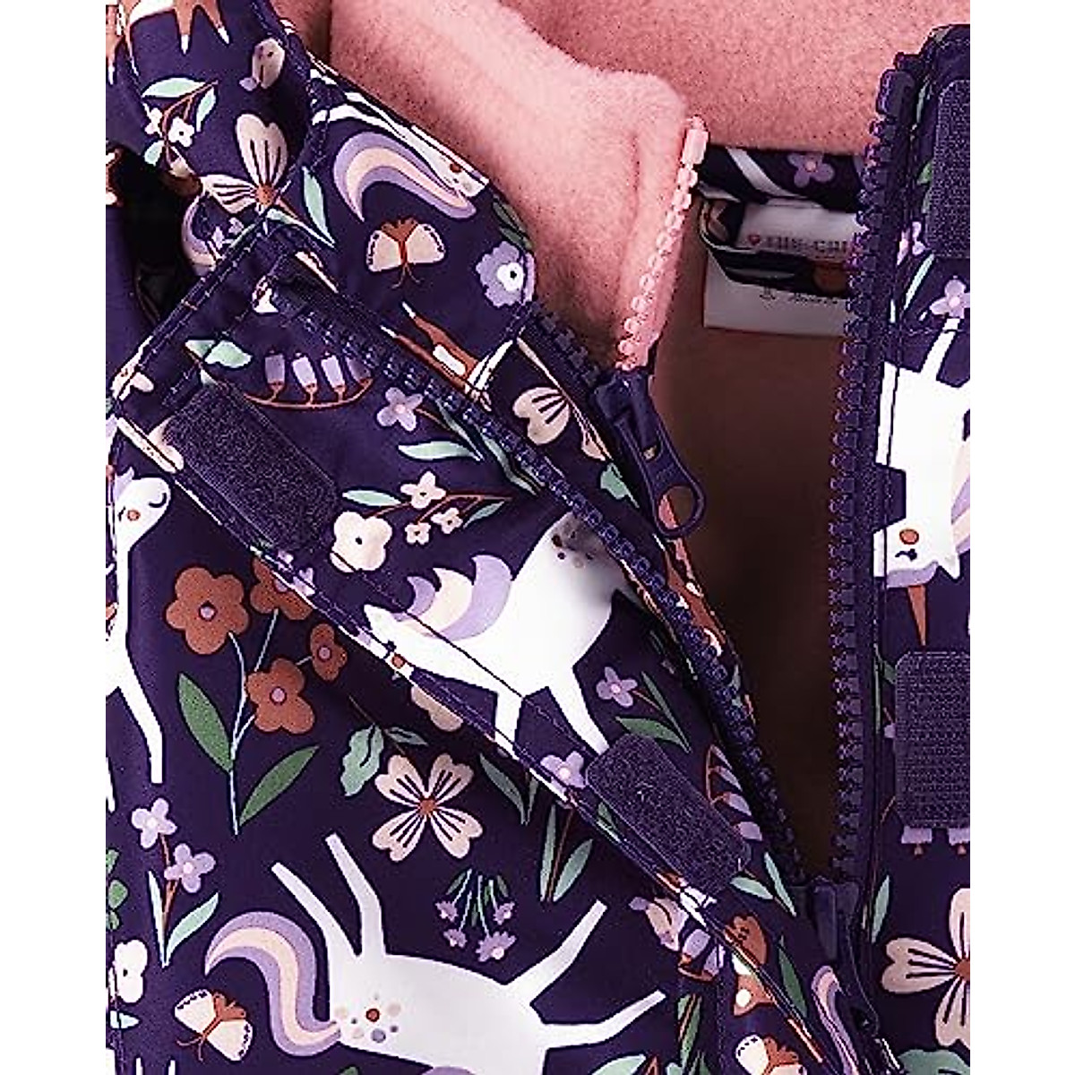 The Children's Place Baby Girls' and Toddler Heavy 3 in 1 Winter Jacket,Wind Water-Resistant Shell,Fleece Inner, Empire Purple, 3T