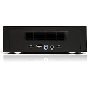 StarTech.com 4-Bay Hard Drive Duplicator and Eraser, External Standalone 1:3 HDD/SSD Cloner/Copier, USB 3.0 / eSATA to SATA Docking Station, Hard Disk Copier / Sanitizer / Wiper Tool (SATDOCK4U3RE)